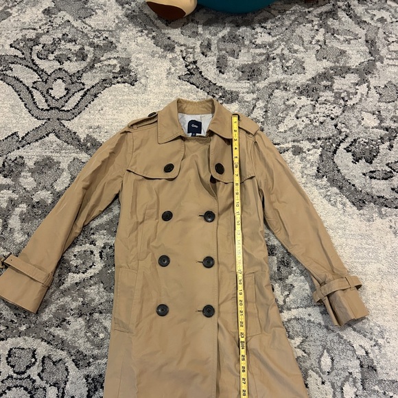 GAP | Jackets & Coats | Womens Petite Gap Tan Trench Coat Classic ...